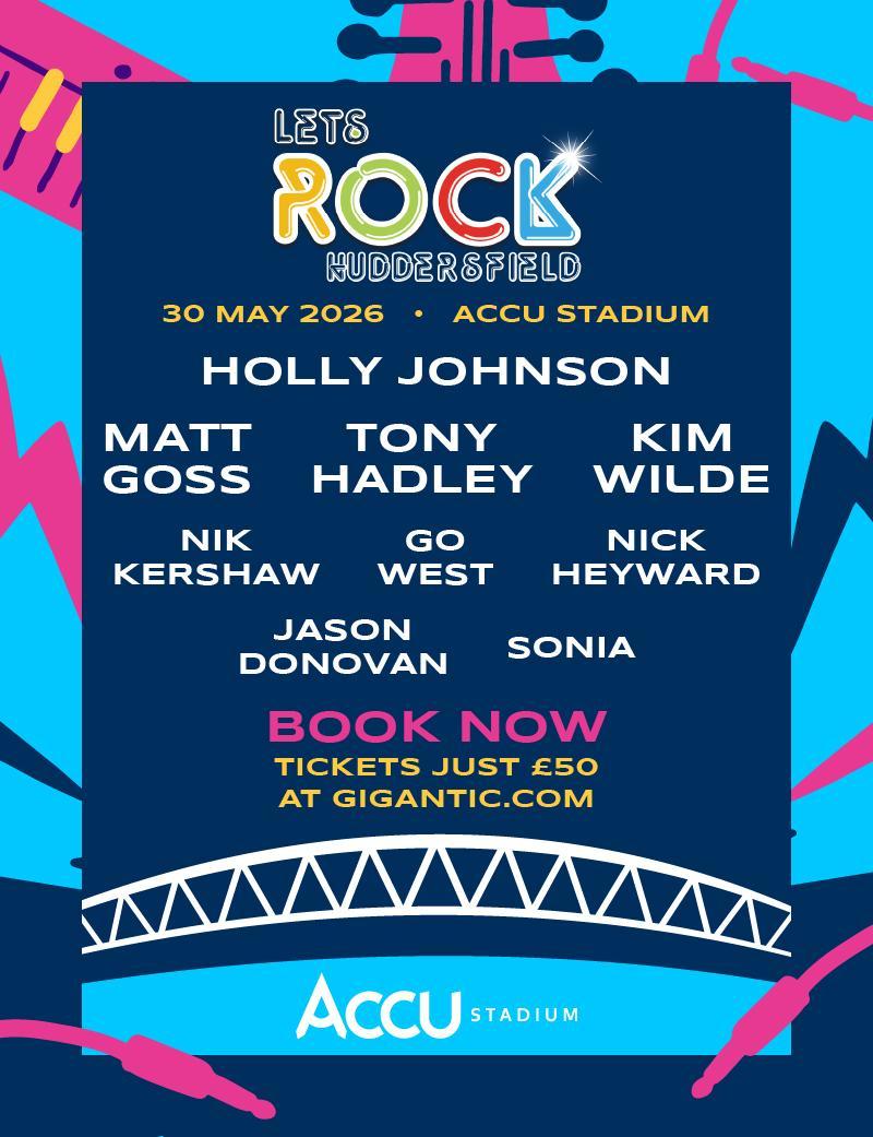 Let's Rock Huddersfield Tickets - Gigantic Tickets