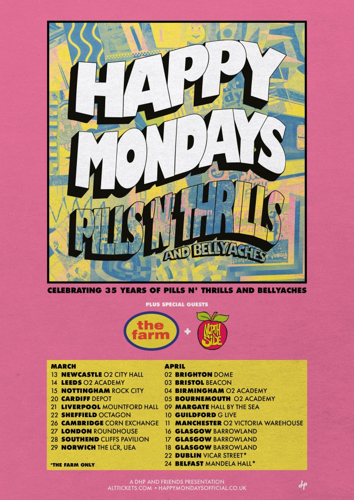 Happy Mondays - Celebrating 35 Years of Pills’N’Thrills and Bellyaches Tickets - O2 City Hall ...
