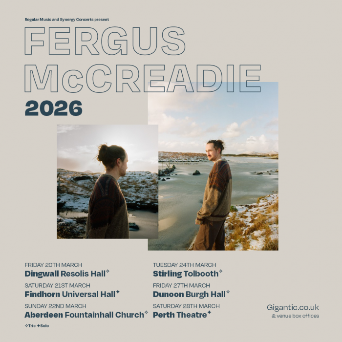 Fergus McCreadie Tickets - Universal Hall, Forres - 21/03/2026 19:00