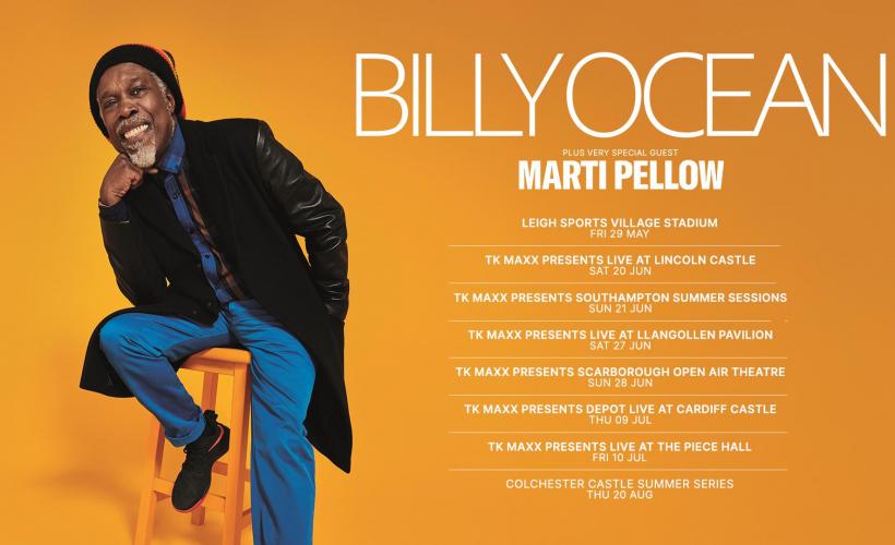 Billy Ocean Tickets - Guildhall Square, Southampton - 21/06/2026 18:00
