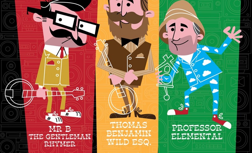 Professor Elemental + Mr B The Gentleman Rhymer + Thomas Benjamin Wild ...