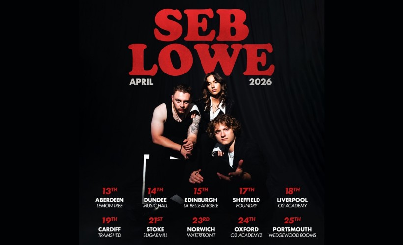 Seb Lowe Tickets - The Sugarmill, Stoke-on-Trent - 21/04/2026 19:30
