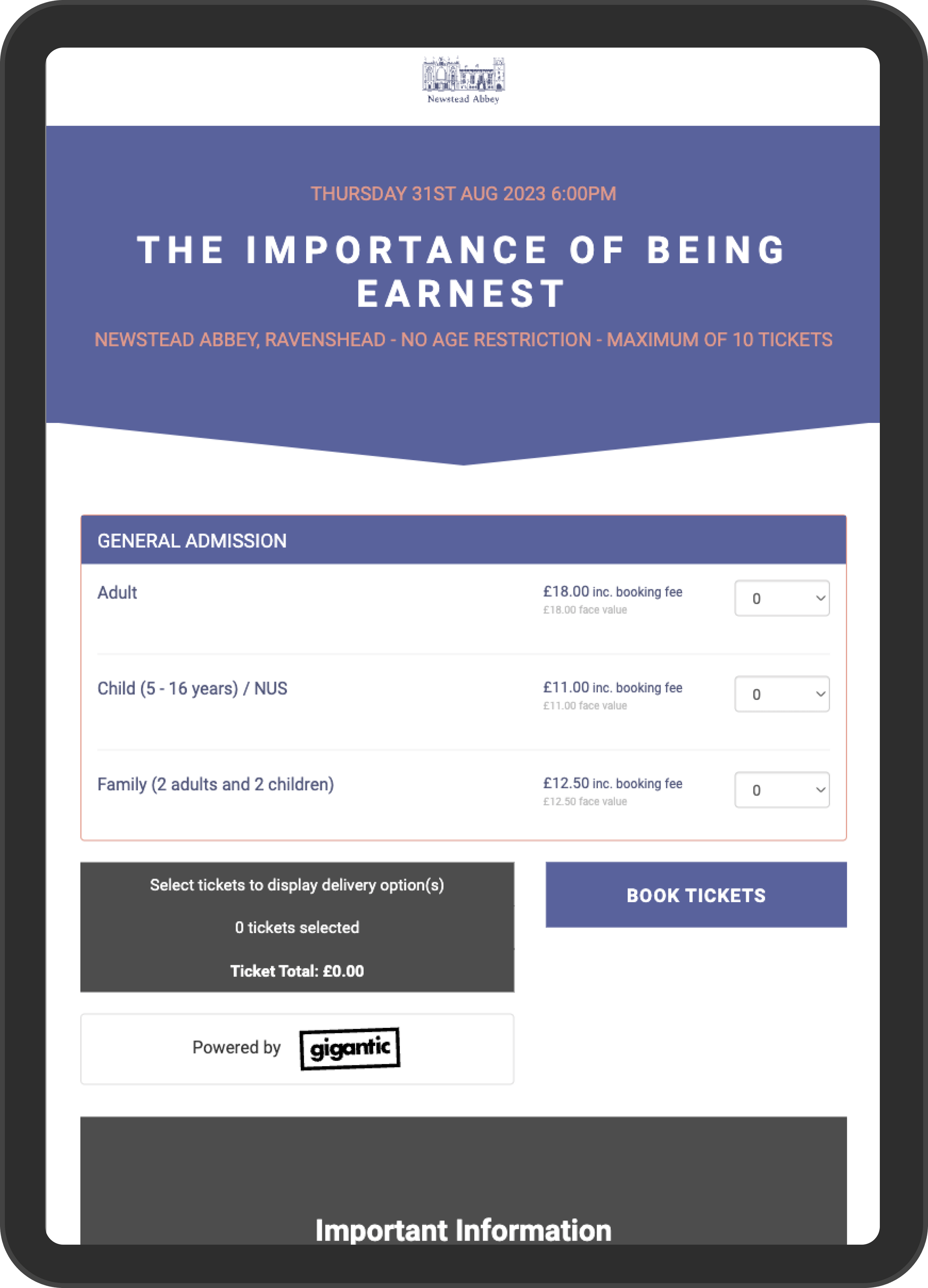 More Than Just The Ticket | Gigantic Tickets